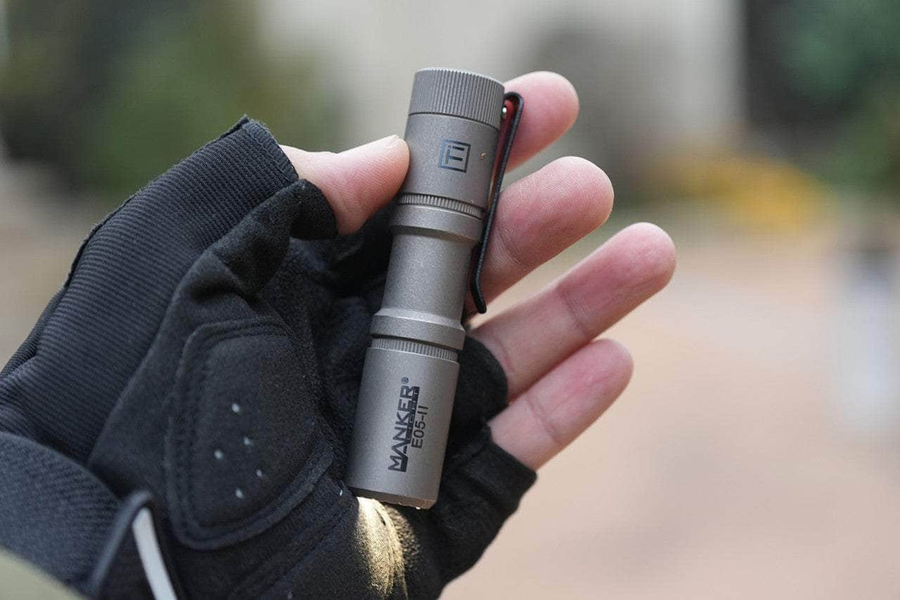 Manker E05 II - Stonewashed Ti — Killzone Flashlights