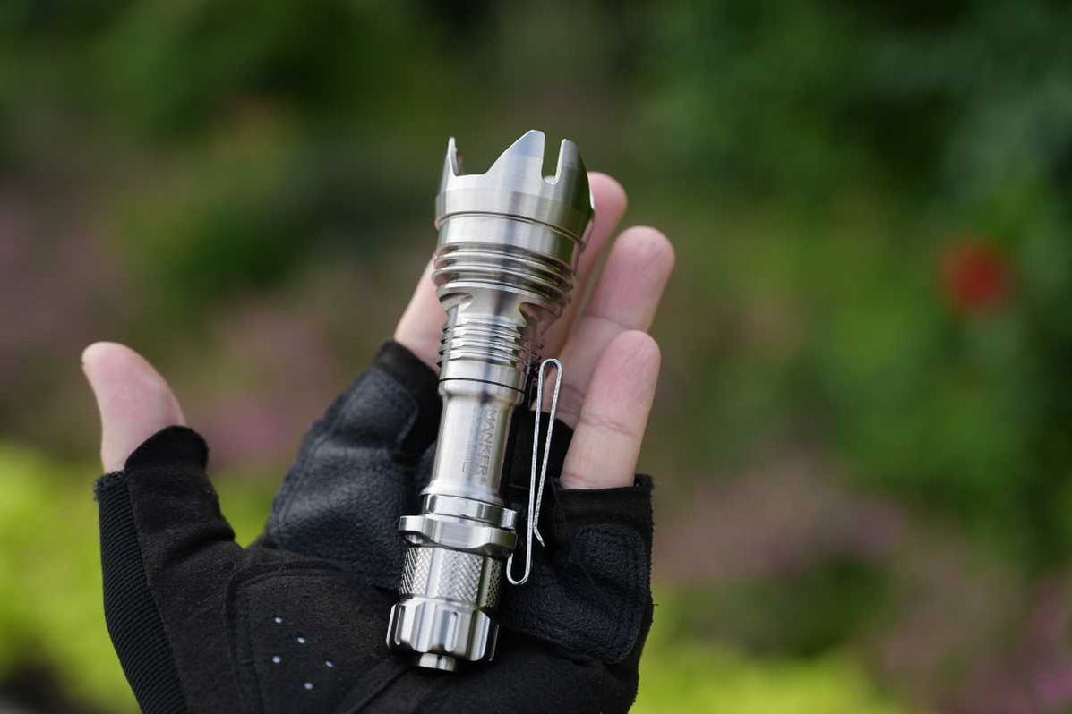 Manker Striker Mini Titanium EDC Flashlight — Killzone Flashlights