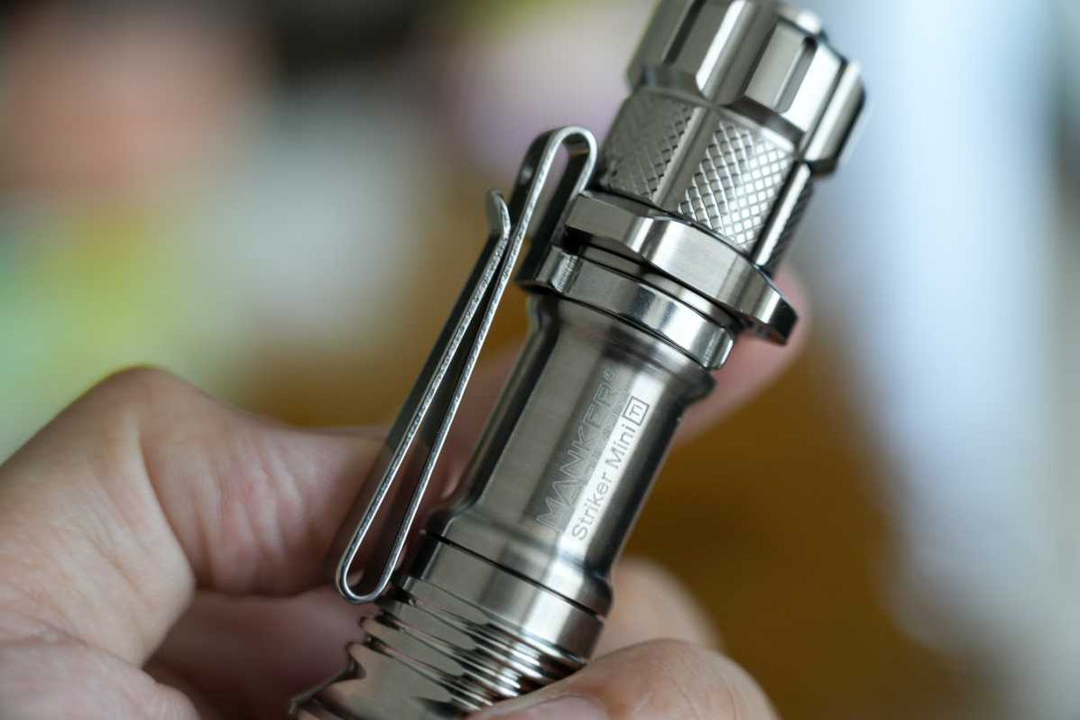 Manker Striker Mini Titanium EDC Flashlight — Killzone Flashlights